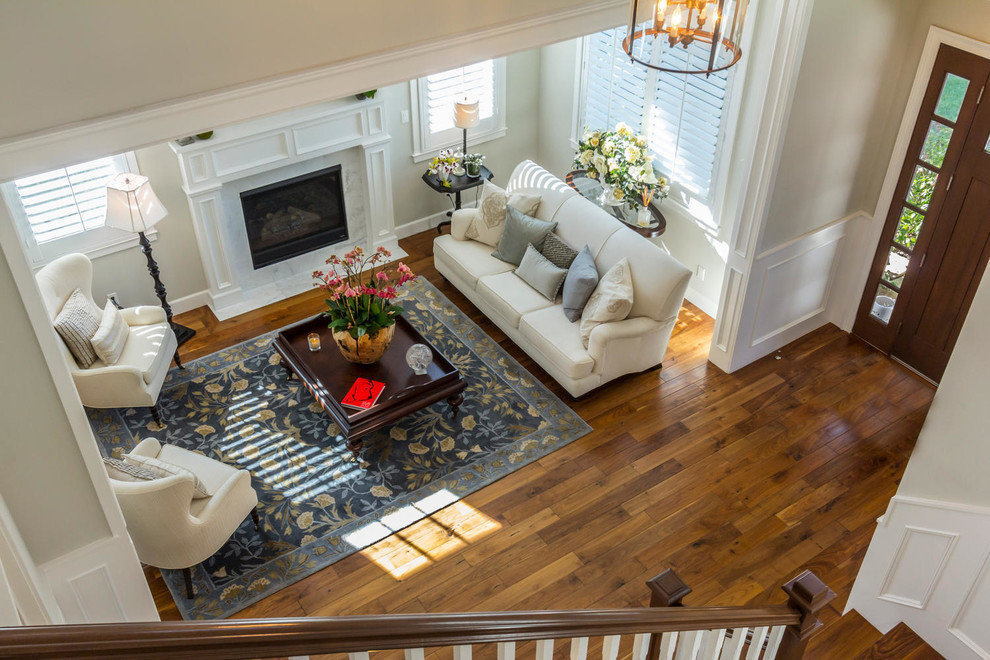 Traditional Masterpiece Featuring Garrison II Distressed Walnut Natural ...