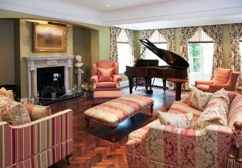 Traditional music room - Traditional - Living Room - Oxfordshire - by ...
