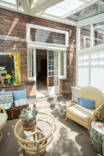 Traditional Timber Conservatory - Traditional - Living Room - Edinburgh ...