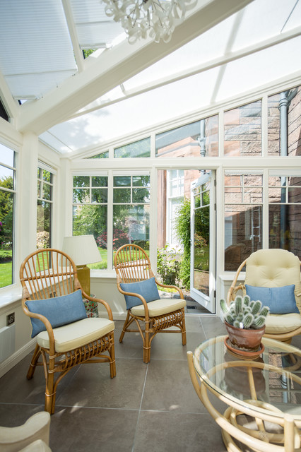 Traditional Timber Conservatory - Traditional - Living Room - Edinburgh ...