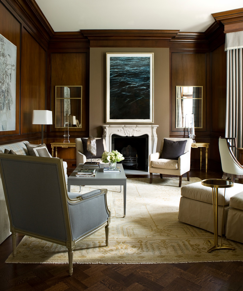 Transitional Buckhead Mansion - Traditional - Living Room - Atlanta ...