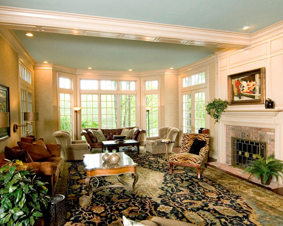 Transitional Colonial - Traditional - Living Room - Cleveland - by ...