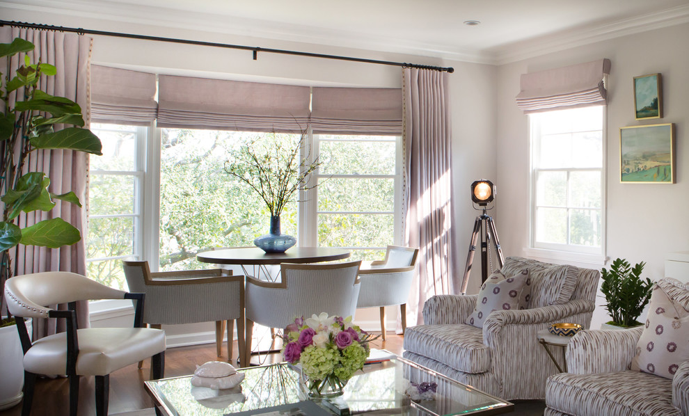 Transitional Cottage in Pasadena - Transitional - Living Room - Los ...