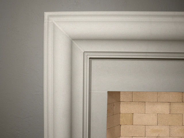 Transitional Fireplace Mantel Styles - Transitional - Living Room ...