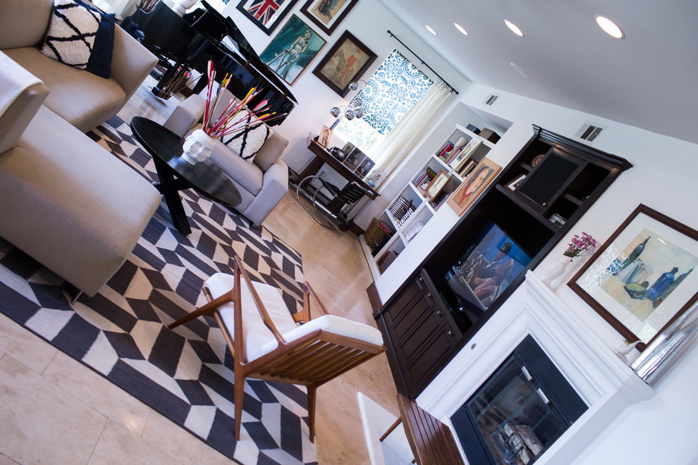 Transitional Great Room - Transitional - Living Room - Los Angeles - by ...