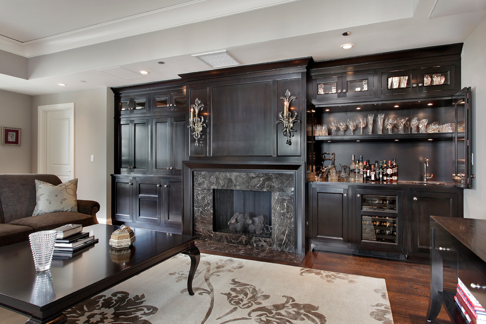 Transitional High-End Hi-Rise Home - Transitional - Living Room ...