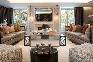 Transitional Living Room - Transitional - Living Room - London | Houzz