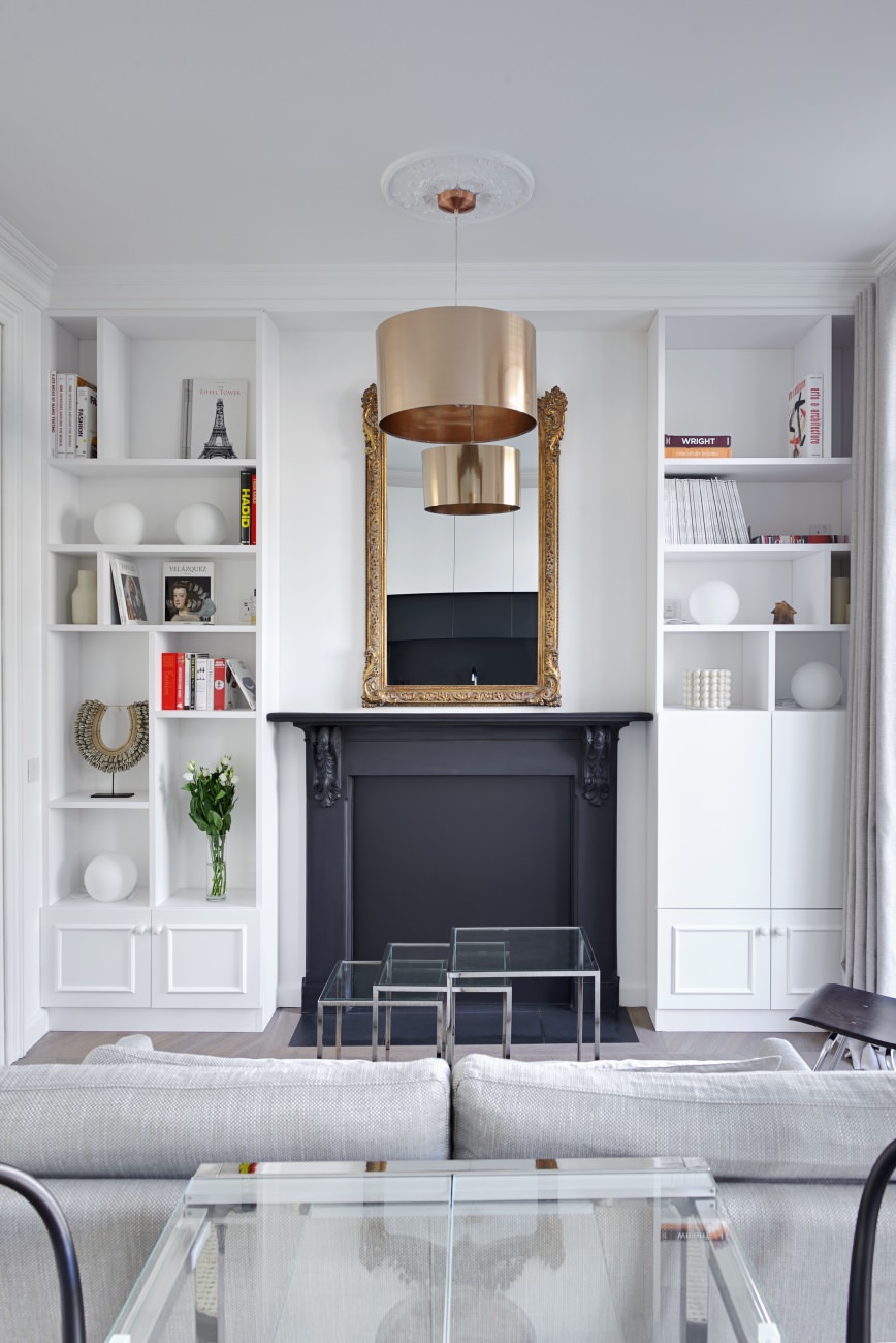 How to Style Your Living Room Alcoves Asymmetrically | Houzz UK
