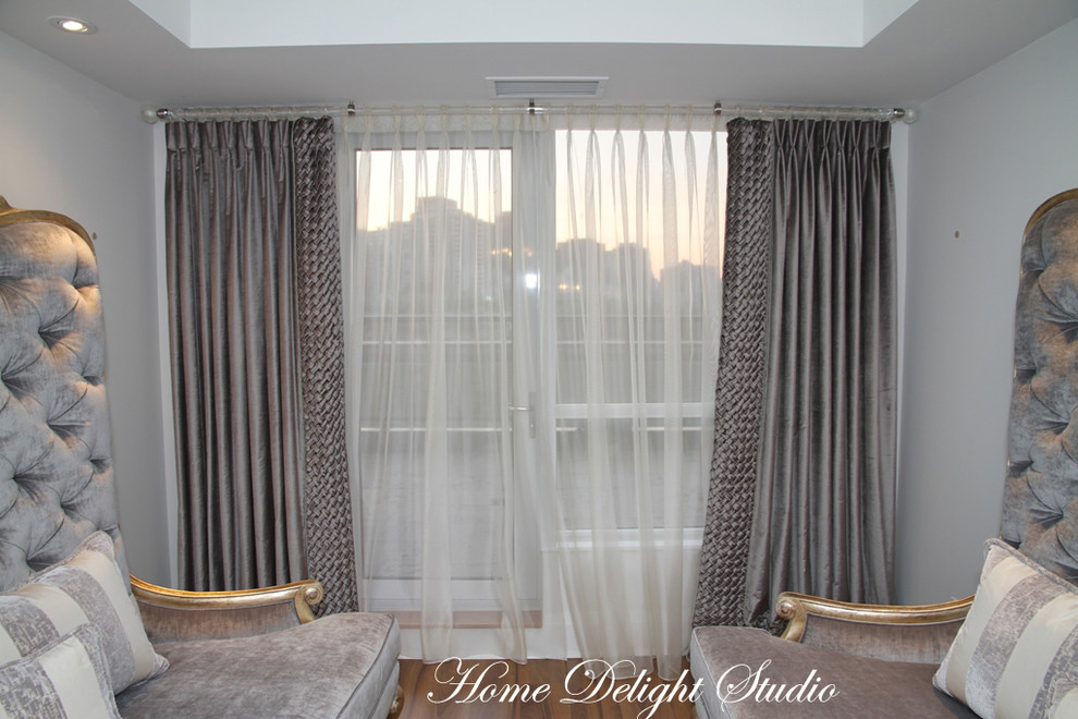 Transitional Luxury Drapery - Transitional - Living Room - Toronto - by ...