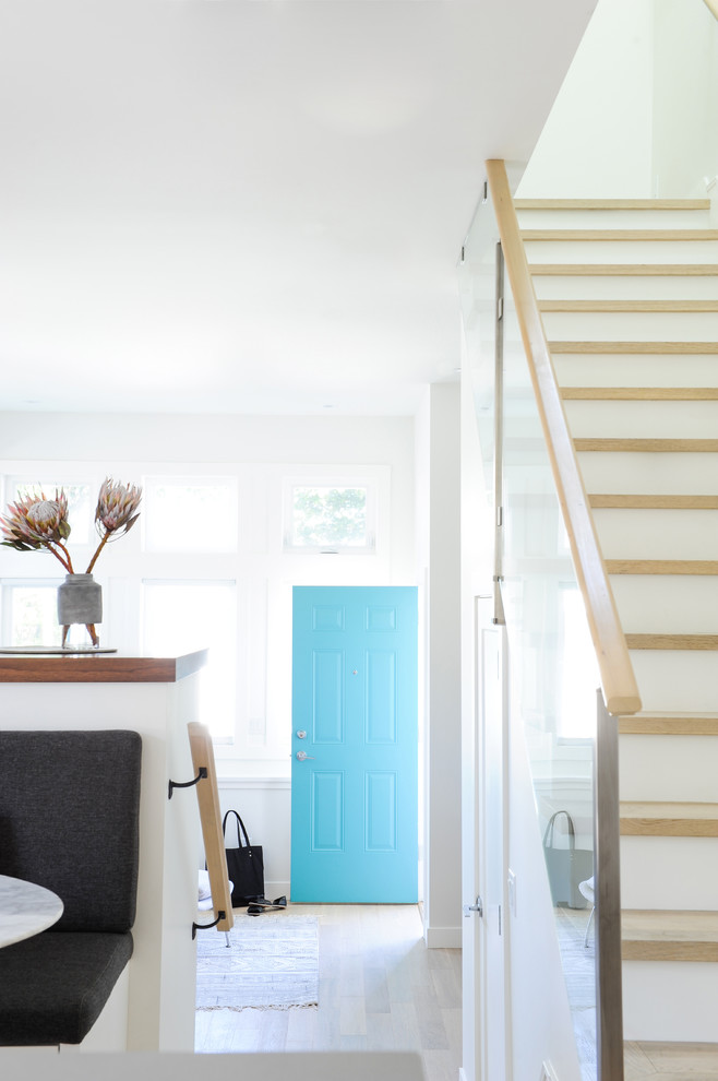 Transitional Mid-Century Modern Duplex Renovation - Transitional ...