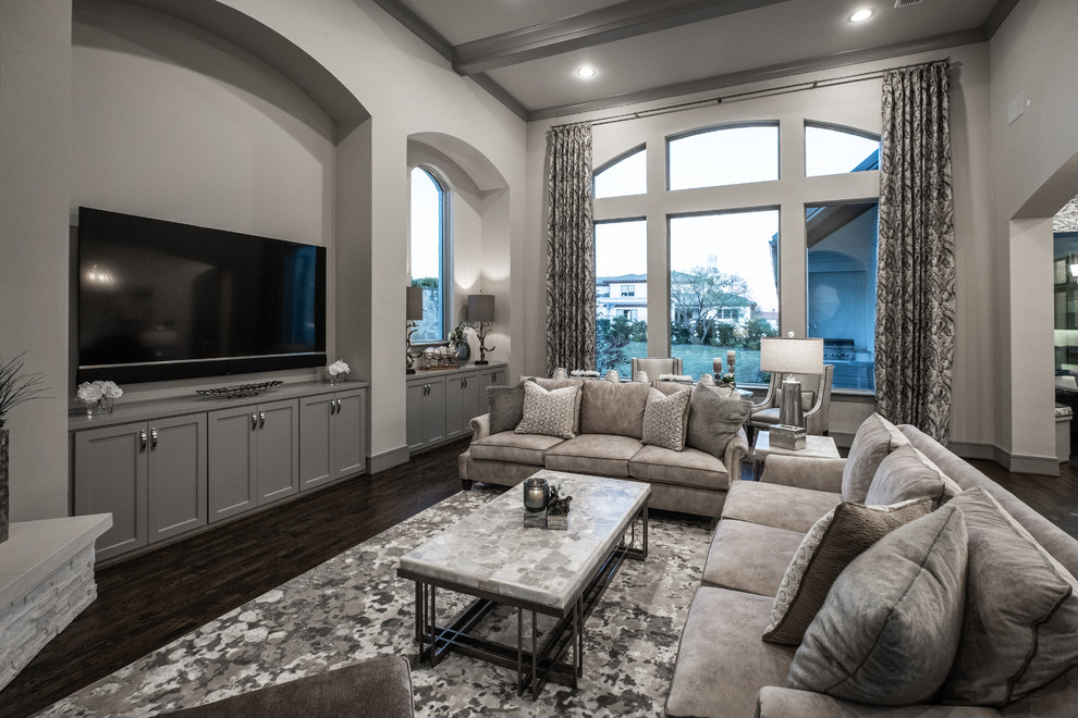 Transitional Monserrat Living Room - Transitional - Living Room ...