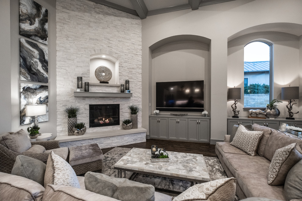 Transitional Monserrat Living Room - Transitional - Living Room ...