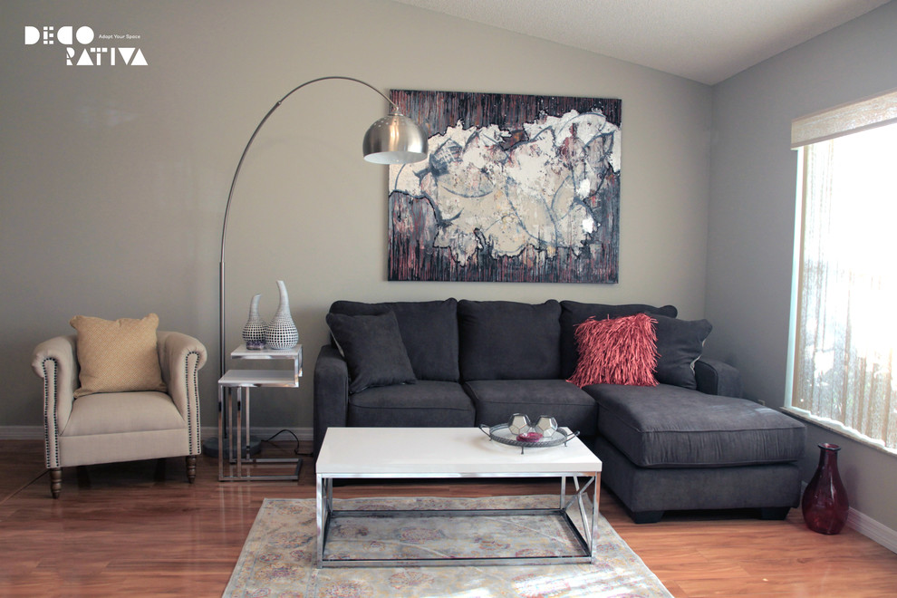 Transitional Small Living Room - low budget - Transitional - Living ...