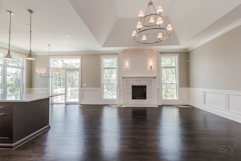 Transitional Townhome - Transitional - Living Room - Chicago - by ...