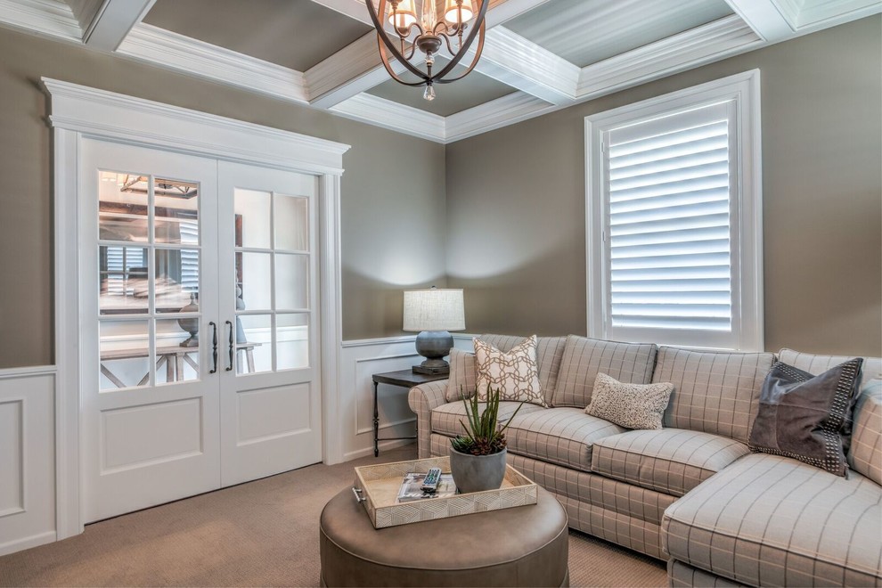 Traverse City, Rustic Modern Den - Rustic - Living Room - Detroit - by ...