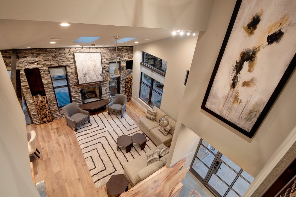 Travis Heights Renovation - Contemporary - Living Room - Austin - by ...