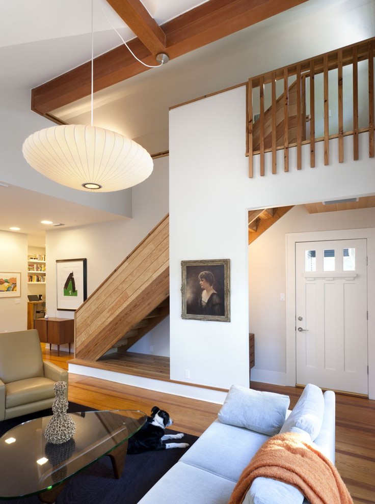 Travis Heights - Stair - Modern - Living Room - Austin - by Risinger ...