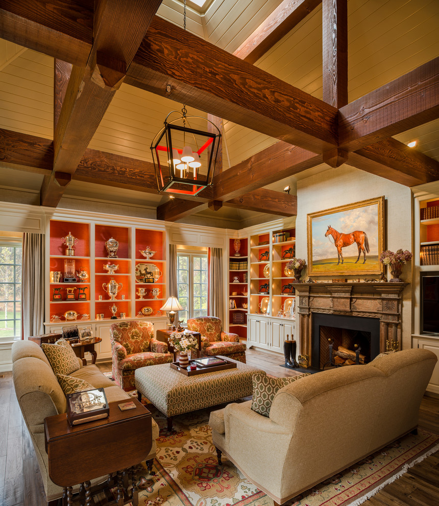 Trophy Room - Traditional - Living Room - Philadelphia - by Archer ...