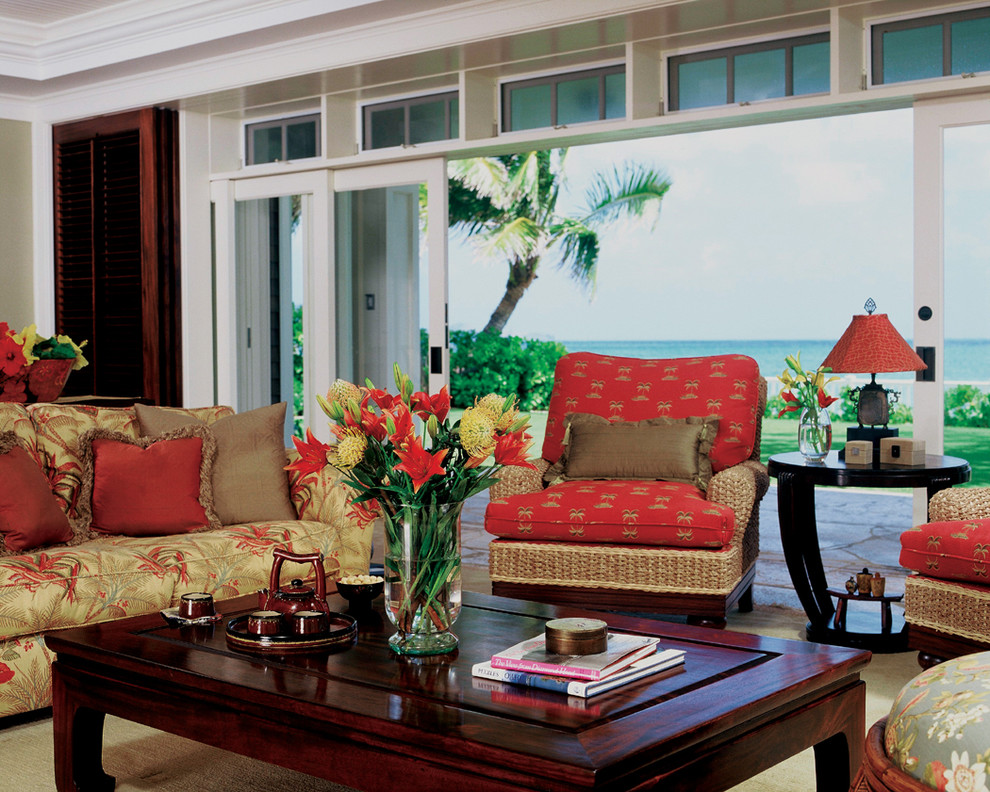 Tropical Living Room - Tropical - Living Room - Hawaii | Houzz