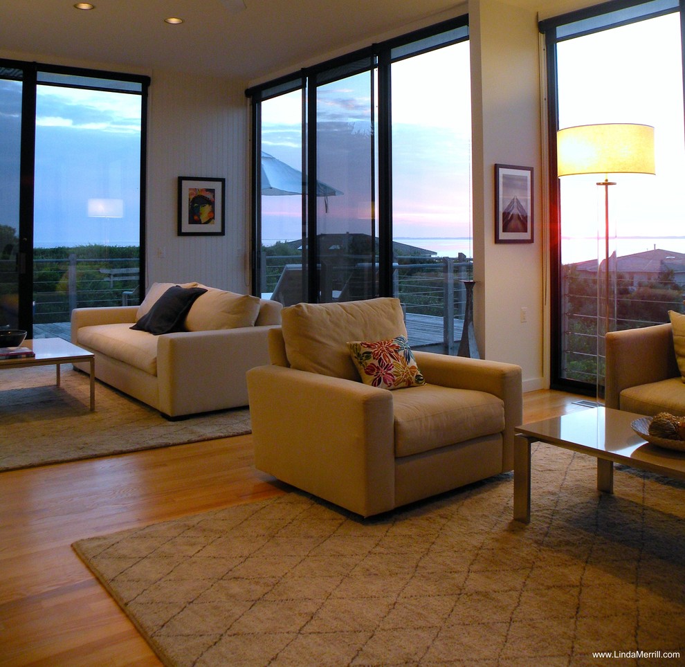 Truro, Cape Cod, Massachusetts, Beach House - Modern - Living Room ...