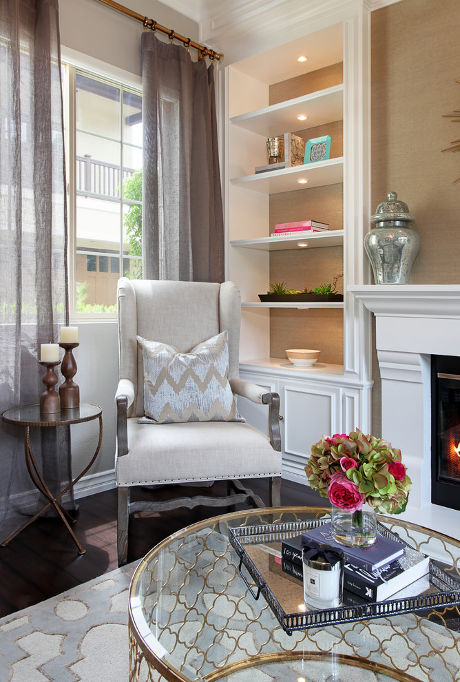 Tustin Residence - Transitional - Living Room - Orange County - by Danielle Kaye Design Studio ...