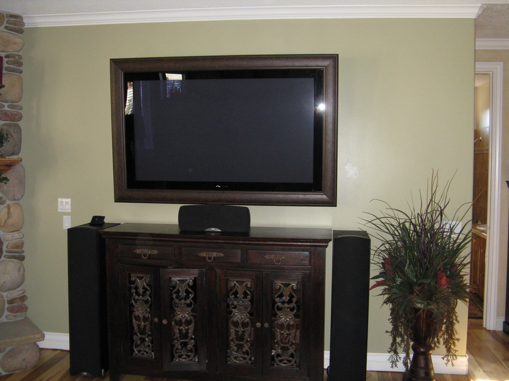 TV Frames - Traditional - Living Room - Salt Lake City - by User | Houzz
