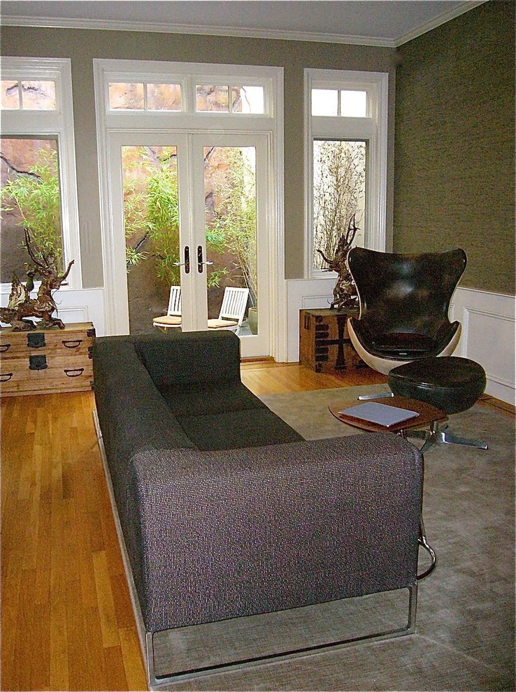 TV Room - Modern - Living Room - San Francisco - by InterDesign Studio ...