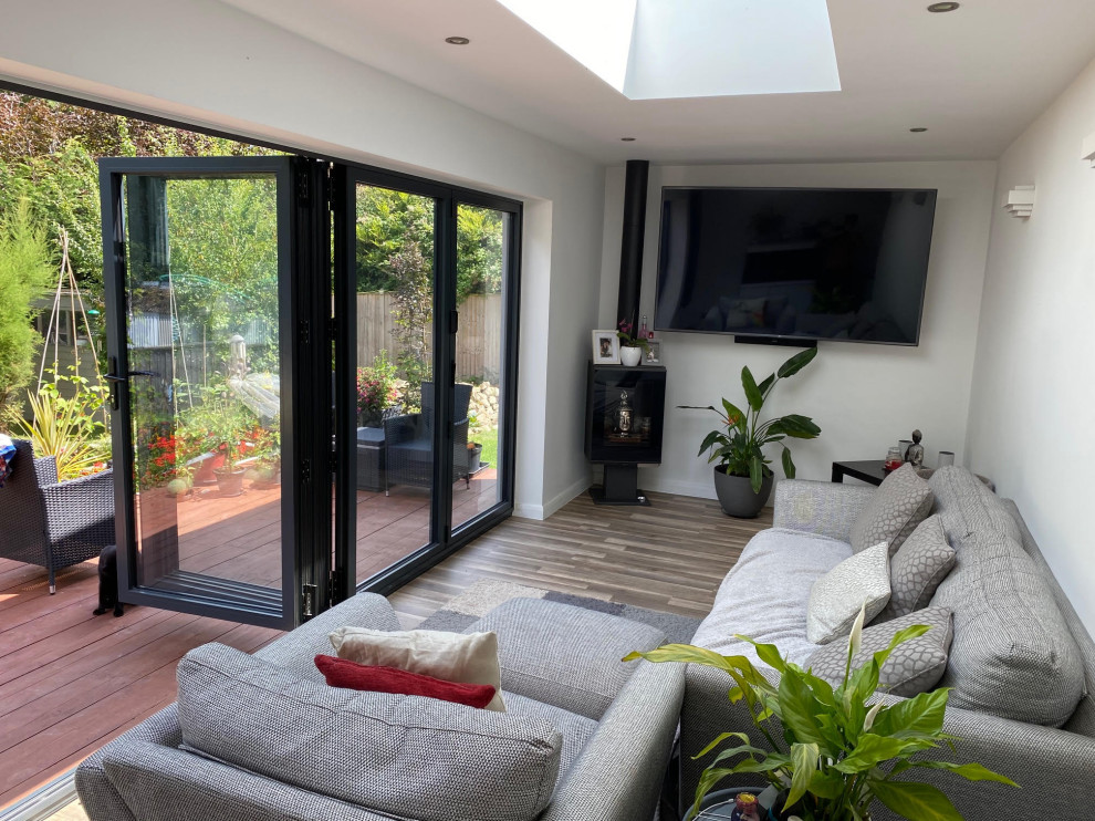 Two Storey Rear Extension / Garage Conversion - Contemporary - Living ...