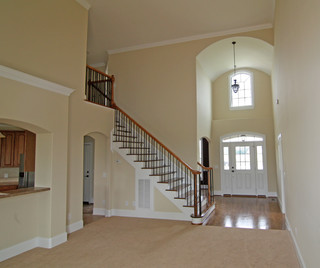 Two story foyer - Traditional - Living Room - Raleigh - by Stanton ...