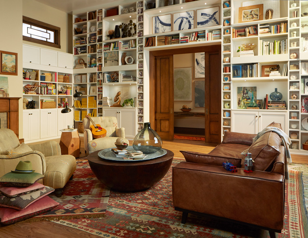 Two Story Home Library - Traditional - Living Room - Minneapolis - by ...