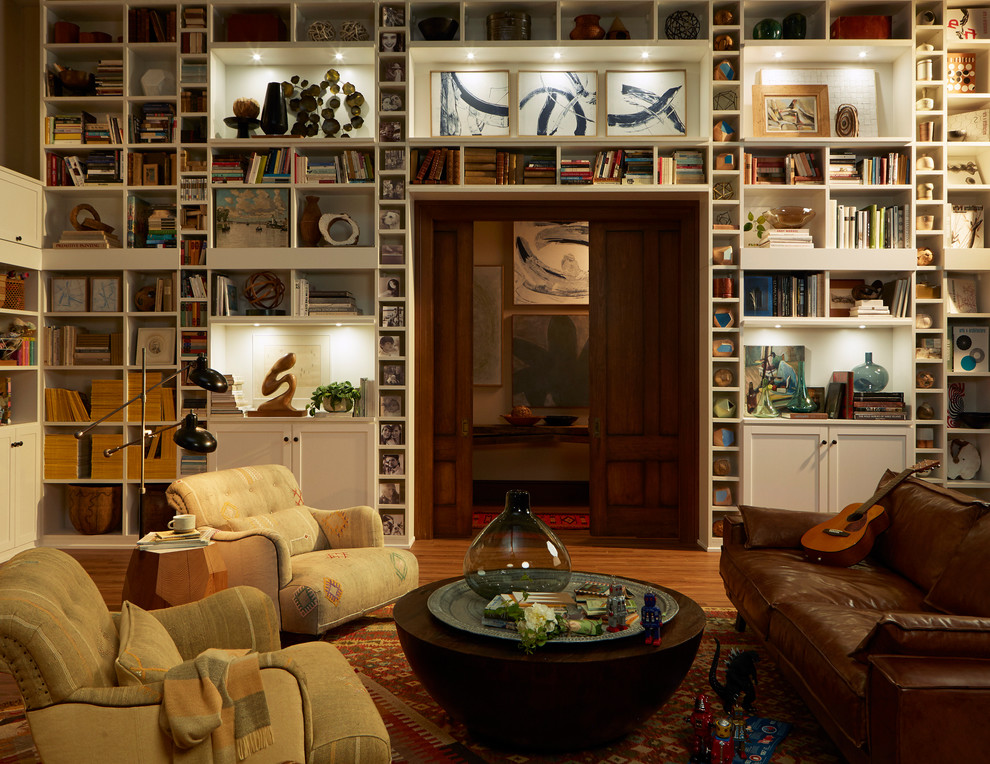 Two Story Home Library - Traditional - Living Room - Minneapolis - by ...