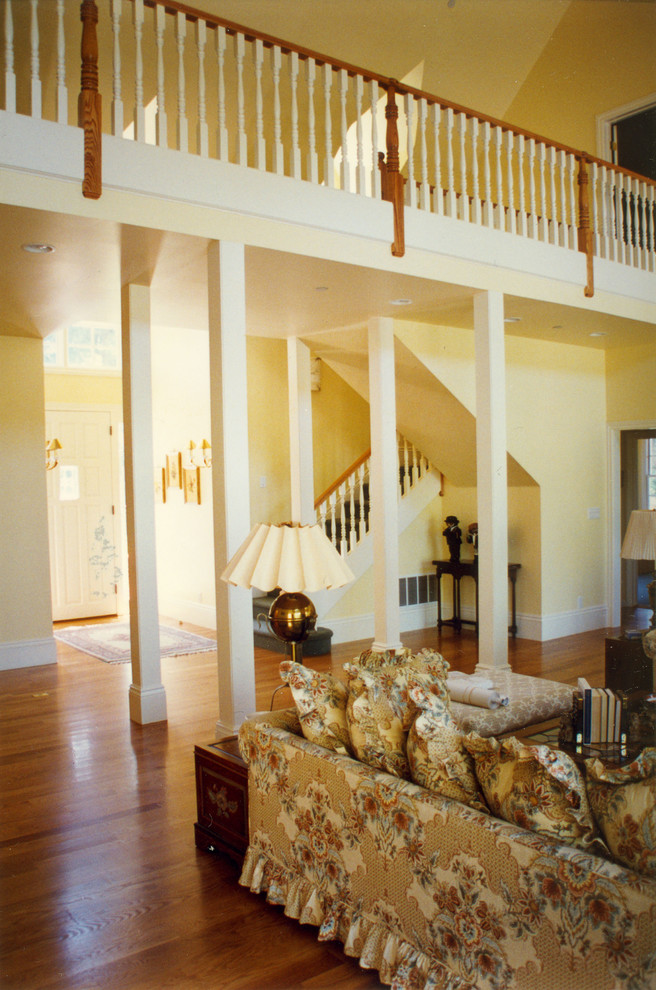 two-story living room - Traditional - Living Room - San Francisco - by ...
