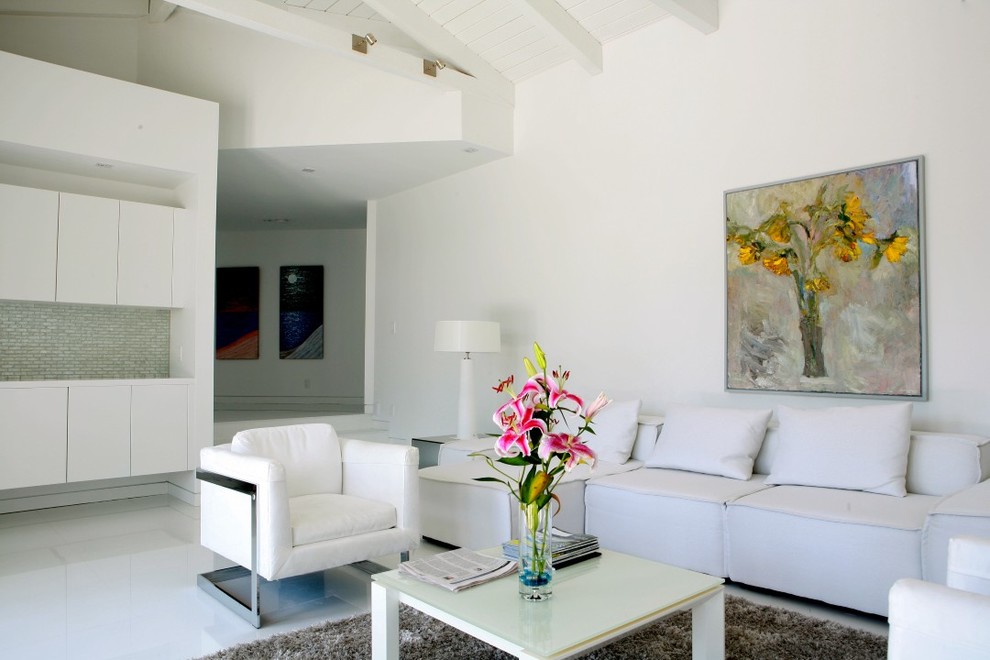 Two Tone Impact Window Project - Modern - Living Room - Miami - by ...