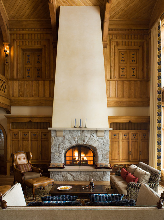 TYROLEAN SKI Cabin - Scandinavian - Living Room - Sacramento - by BARTH ...