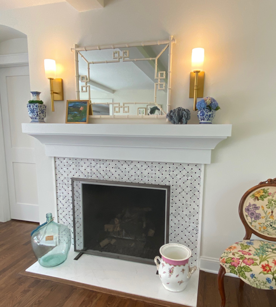 Updated Fireplace - Transitional - Living Room - Los Angeles - by Tami ...