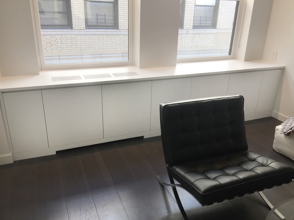 Upper West Side NYC Radiator and Vanity - Contemporary - Living Room ...