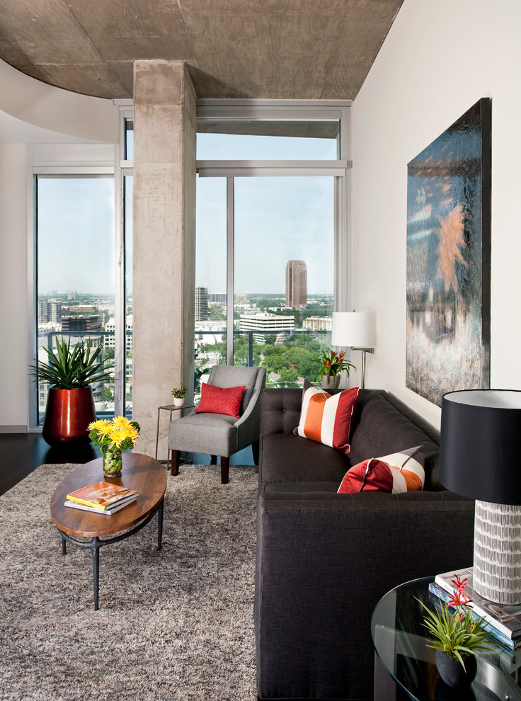 Uptown High Rise - Contemporary - Living Room - Dallas - by Dona Rosene ...