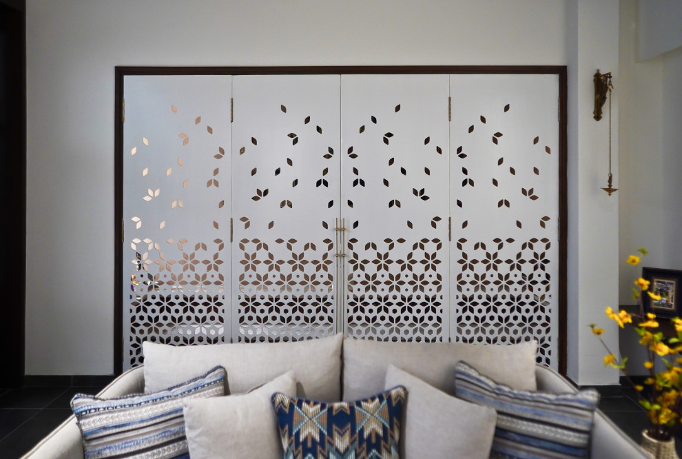 Urban Courtyard House - Living Room - Chennai - by Studio Context ...