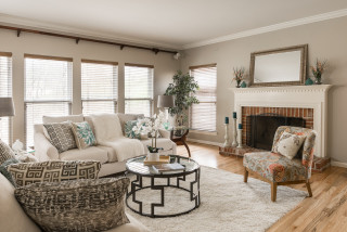 Vacant Home Staging in Chesterfield - Transitional - Living Room - St ...