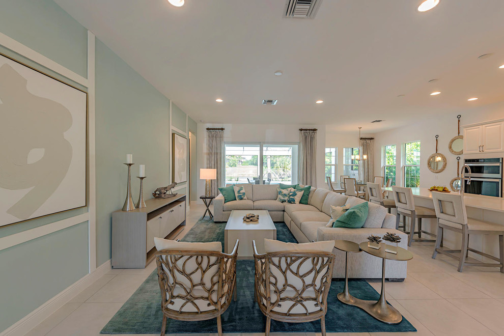 Valencia Model Ashton Woods -Fiddler's Creek - Contemporary - Living ...