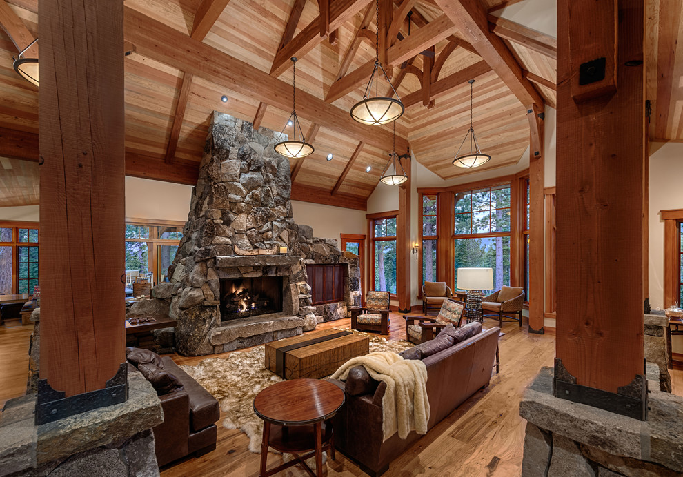 Valhalla House - Rustic - Living Room - Sacramento - by Loverde ...