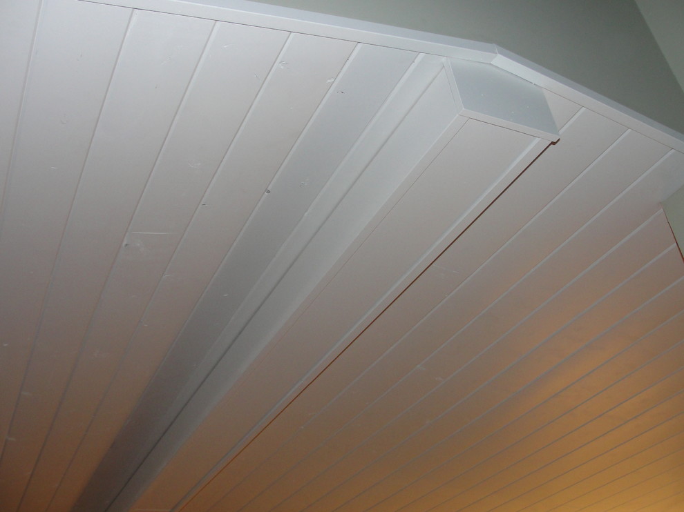 Vaulted ceiling 1x6 tongue and groove - Traditional - Living Room ...