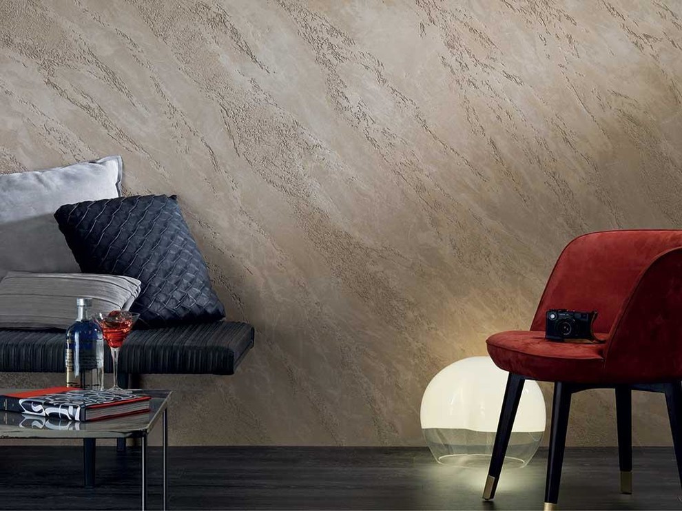 Venetian plaster living room walls - Modern - Living Room - Miami - by ...