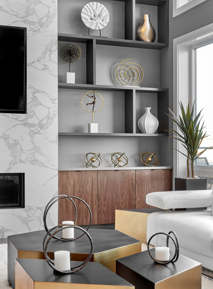 Verity II - Contemporary - Living Room - Edmonton - by Vicky's Homes ...