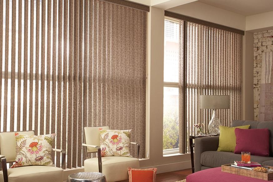 VERTICAL BLINDS - Lafayette Interior Fashions Living Room Ideas ...