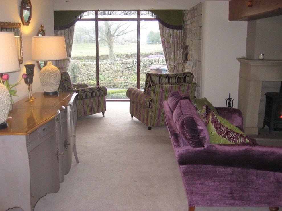 Vibrant Barn Conversion - Traditional - Living Room - Manchester - by ...