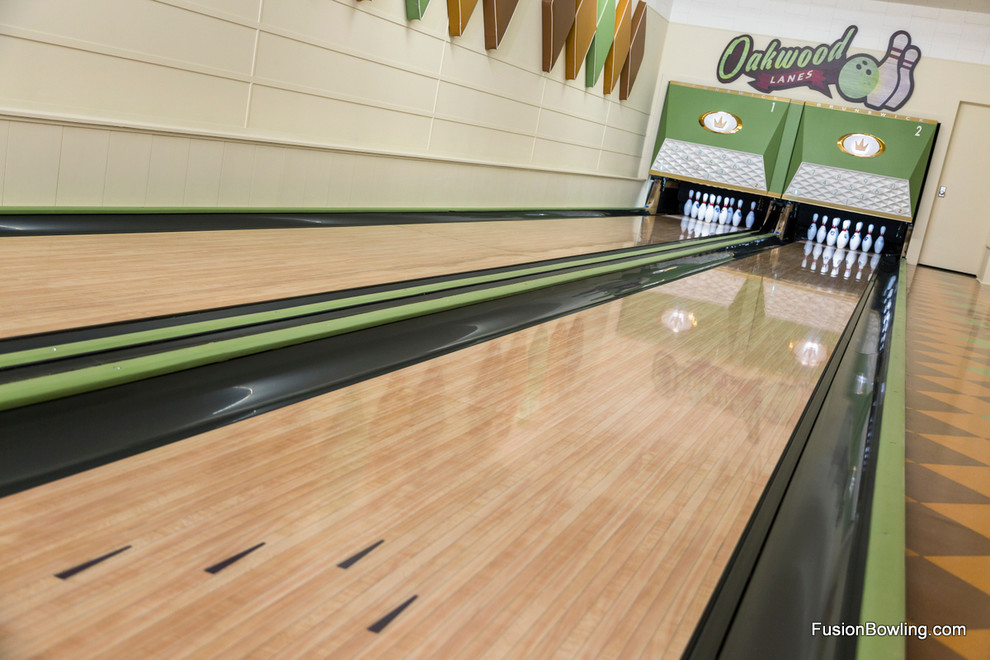 Vintage 1950s Equipment Restored for Retro Home Bowling Alley ...
