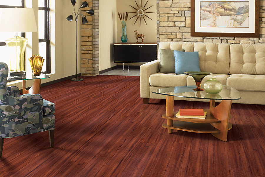 Vinyl Sheet Goods - Midcentury - Living Room - Indianapolis - by ...