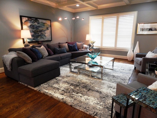 VIP Signature Makeover - Contemporary - Living Room - Raleigh - by VIP ...