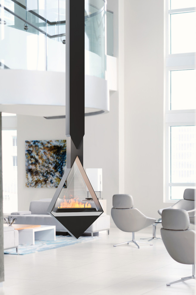 VITA Fireplaces MONROE See-Thru | Suspended Fireplace - Contemporary ...